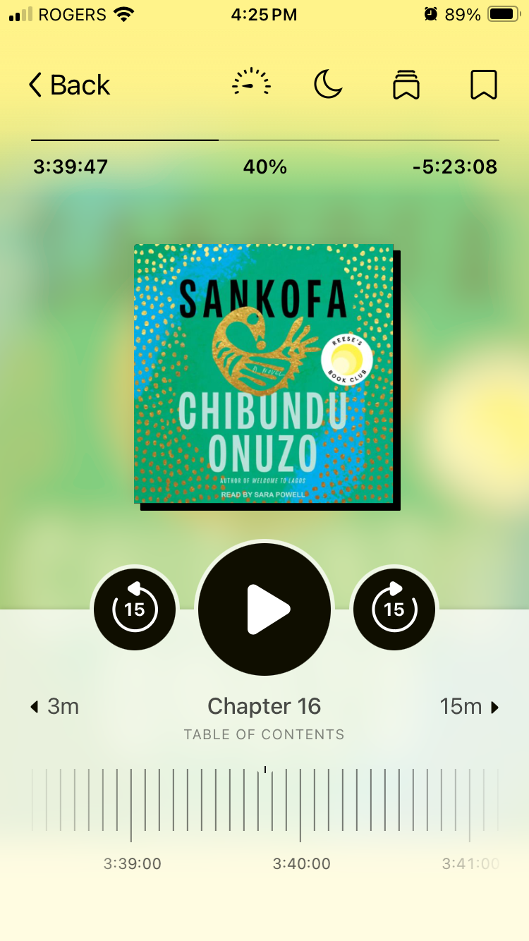 (Audio) Book Review: Sankofa by Chibundu Onuzo – Karissa Reads Books